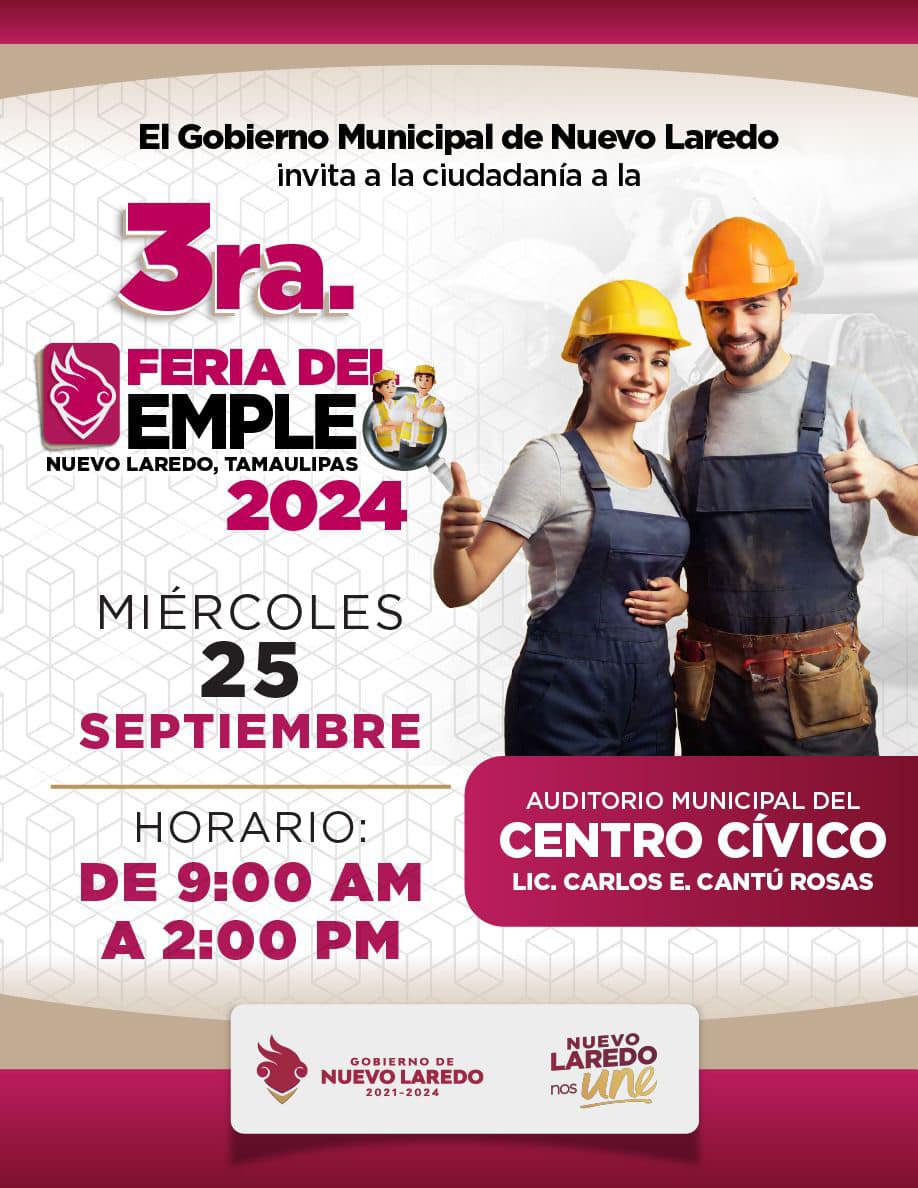 Invita gobierno municipal a Tercera Feria del Empleo el pró